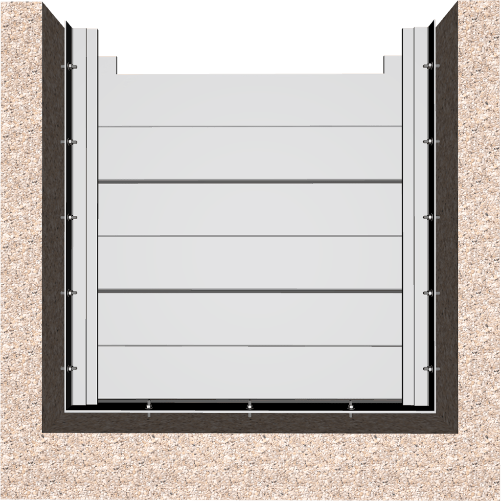 511 – Aluminum Heavy-Duty Stop Log Gate - Whipps, INC. - Industry ...
