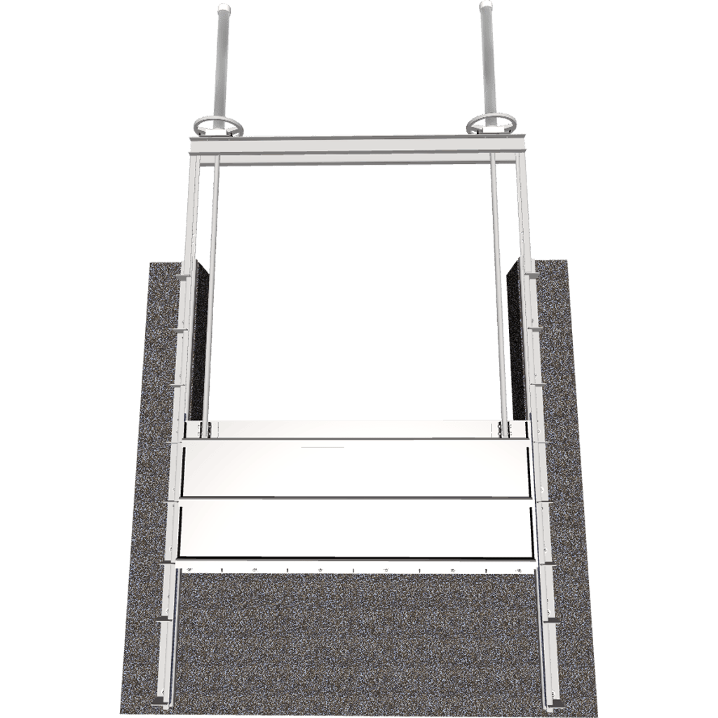 3D Model - 923-D-I – Standard Dual Stem Weir 920 Slide Gate - Whipps ...